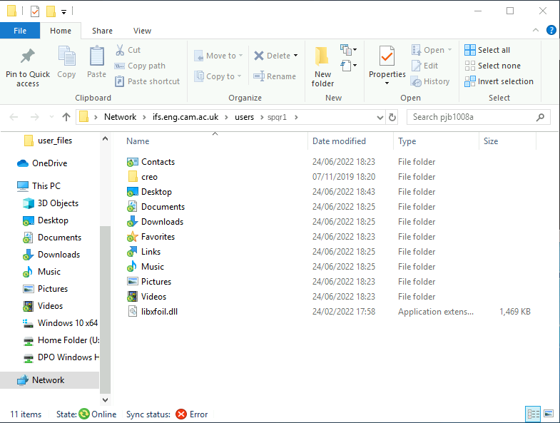Fileserver data transfer